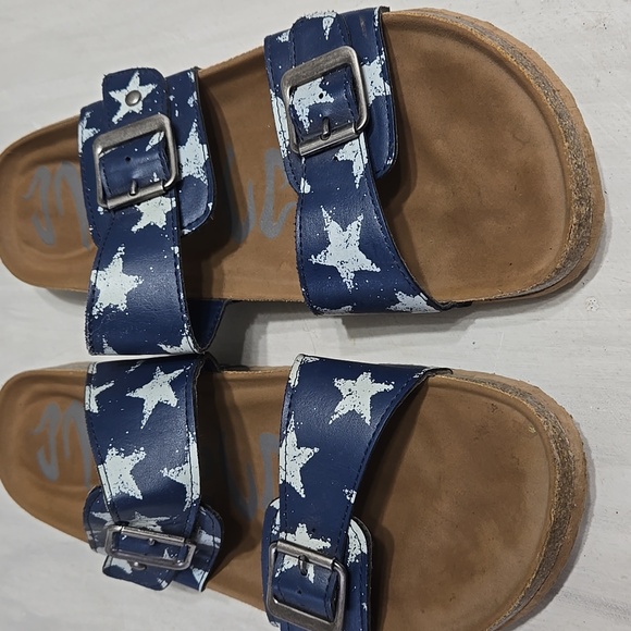 Mad Love | Shoes | Mad Love Keava Americana Footbed Sandals Size 9 ...